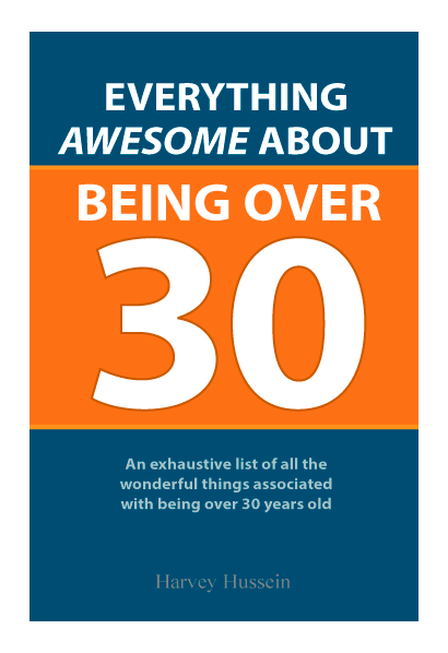 Blank “Over 30” Book – Bleached Elephant